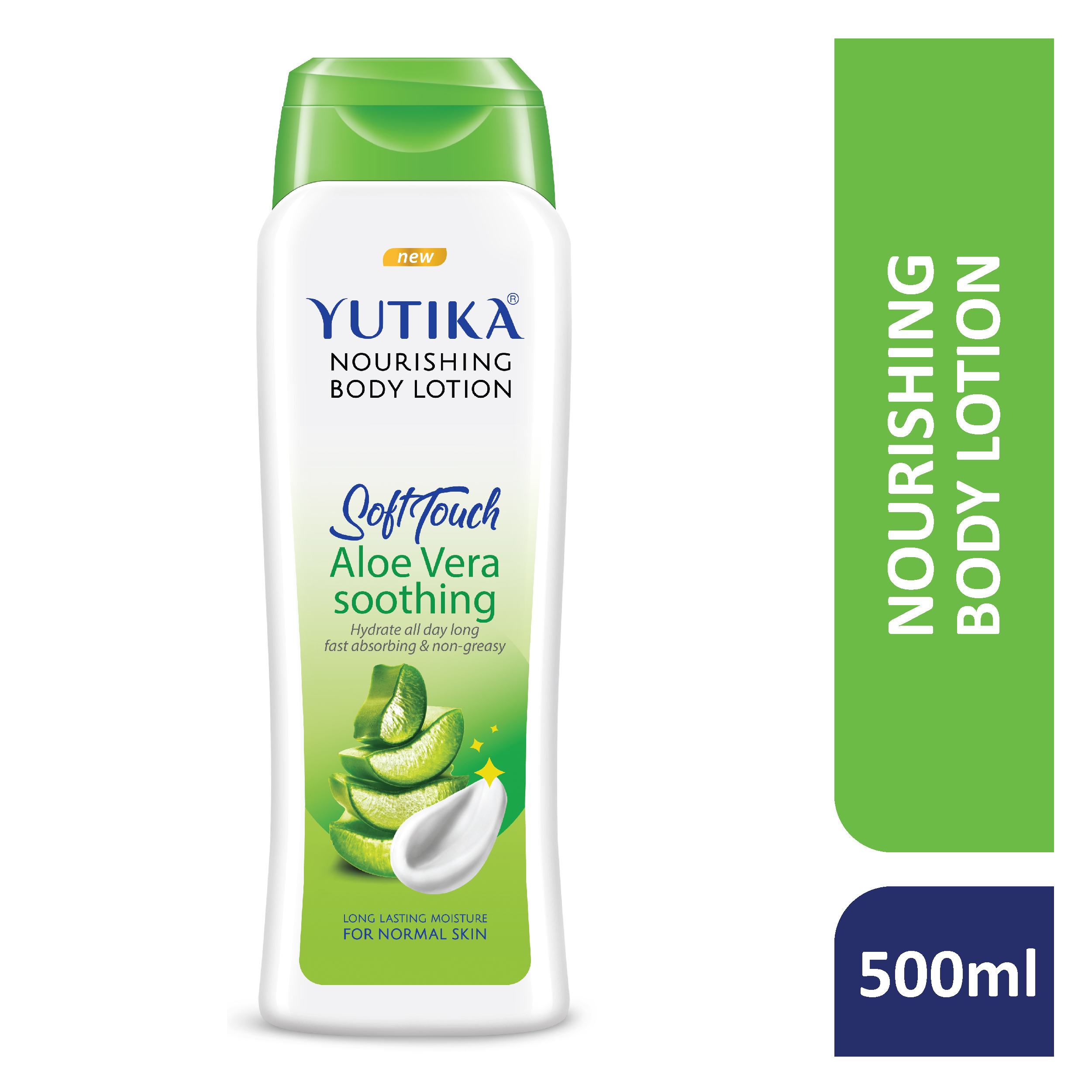 Buy Yutika Nourishing Soft Touch Body Lotion Aloe vera Soothing 500ml ...