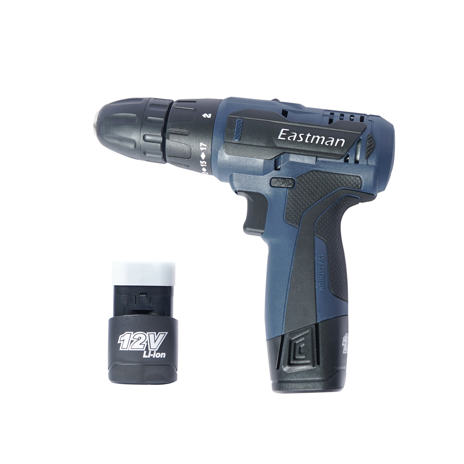 Buy Eastman Cordless Drill 10mm With Carbon Set, Battrey Bolt-12V Max ...