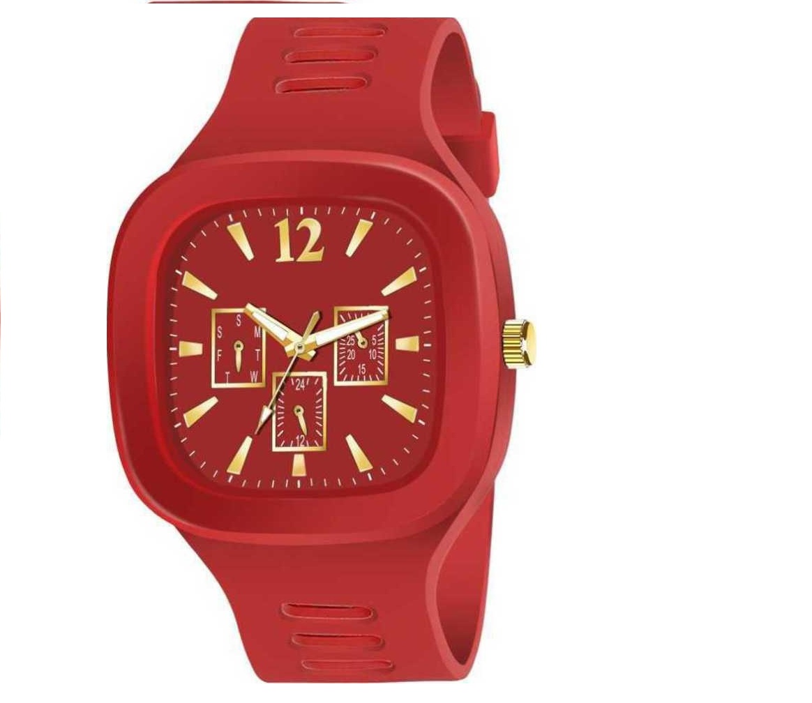 Buy Latest Trendy Designer Red Analog Watch For Men And Kids with ...