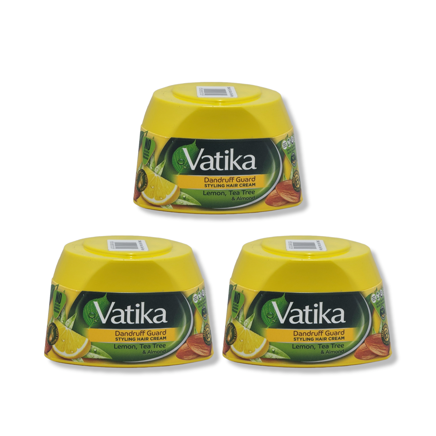 Buy Vatika Dandruff Guard Styling Hair Cream with lemon, tree tree and ...