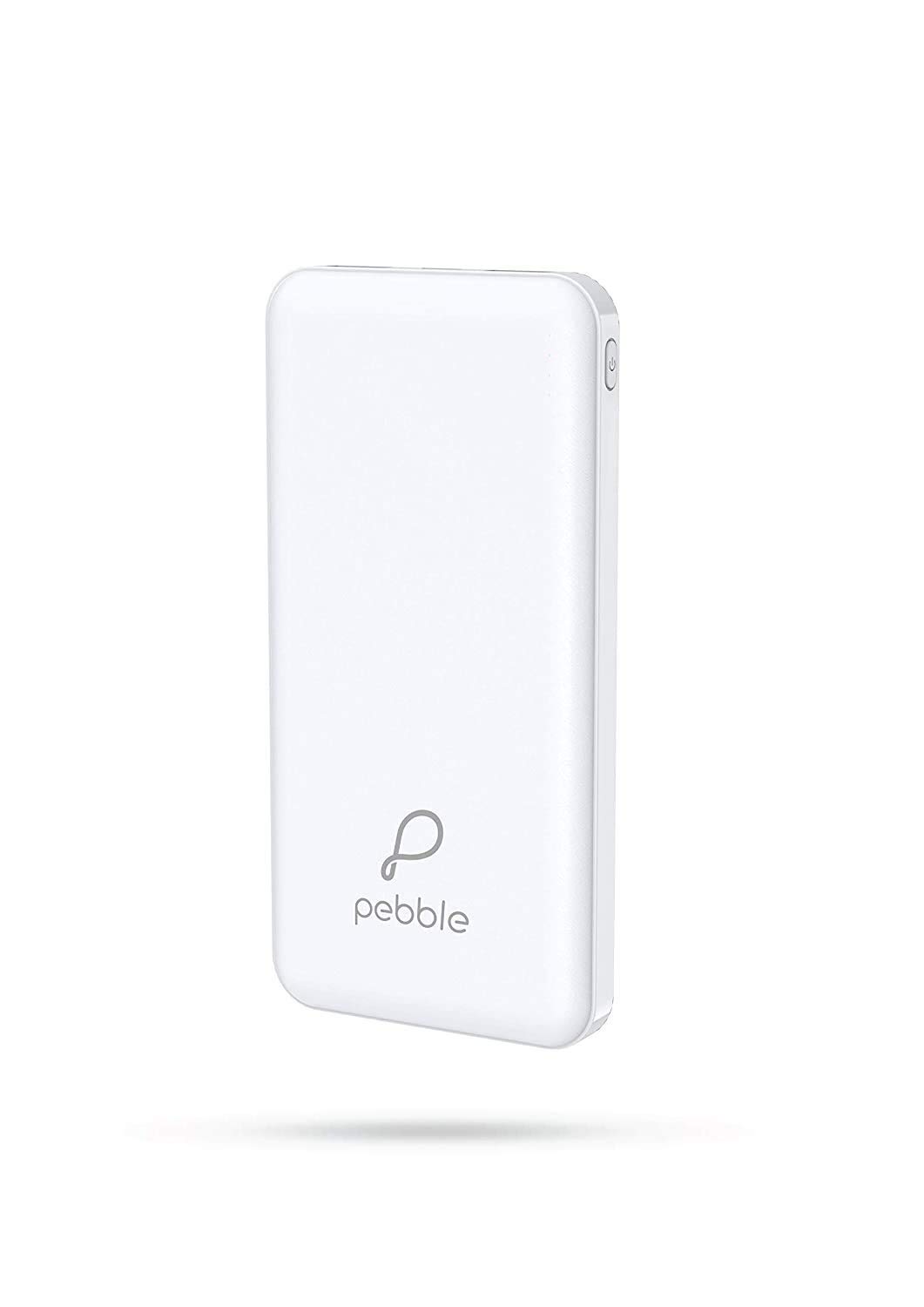 Buy Pebble 10000mAh Li-Polymer Power Bank Volt+ (White) with Type-C ...