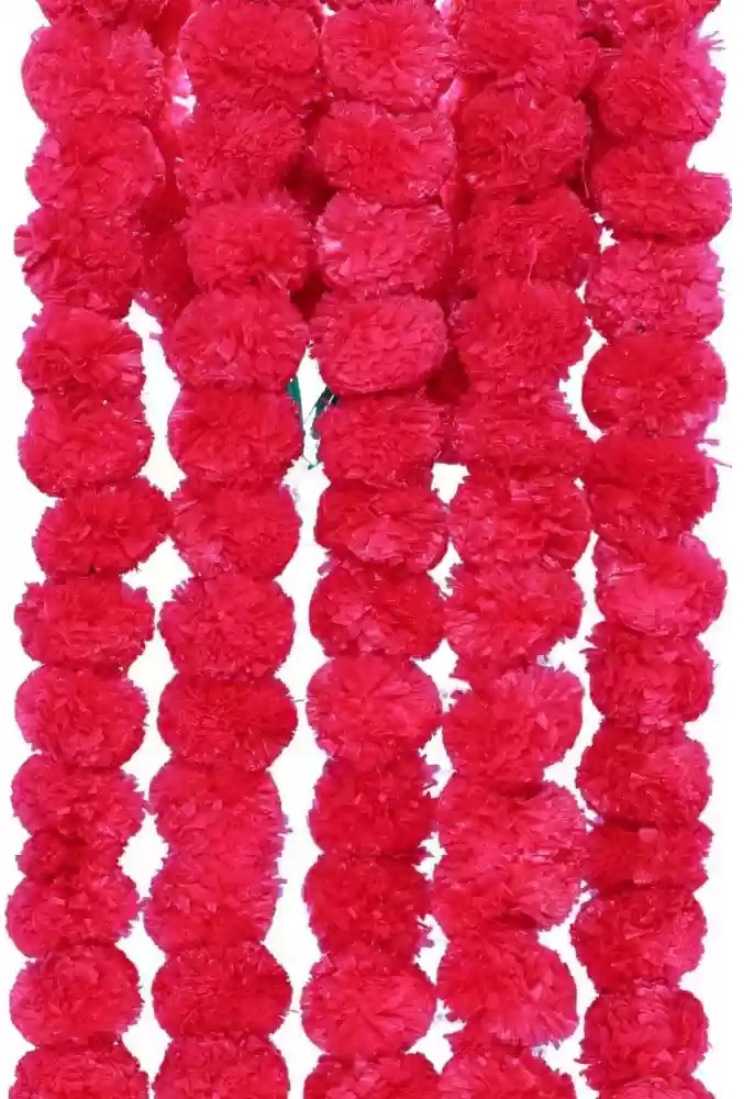 Buy Artificial Marigold Phool mala for Diwali Decoration, Home Decor ...