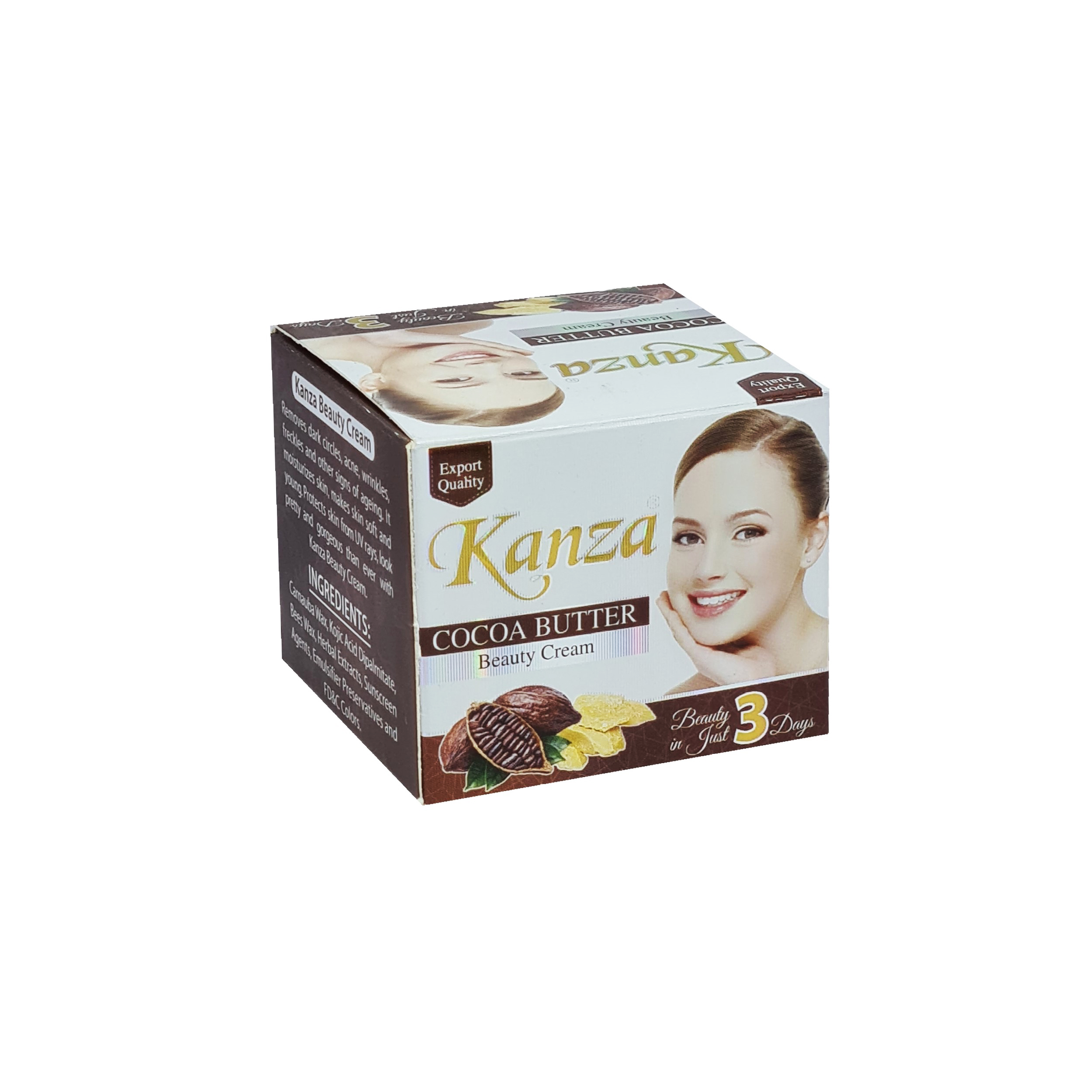 Buy Face Beauty Cocoa Butter by Kanza Cream (50gm) Online - Get 37% Off