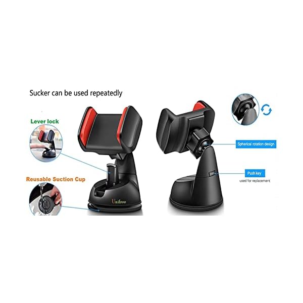 Buy Moxly Universal Silicone Sucker Long Neck Car Mobile Phone Holder Mount Stand Ultimate ...