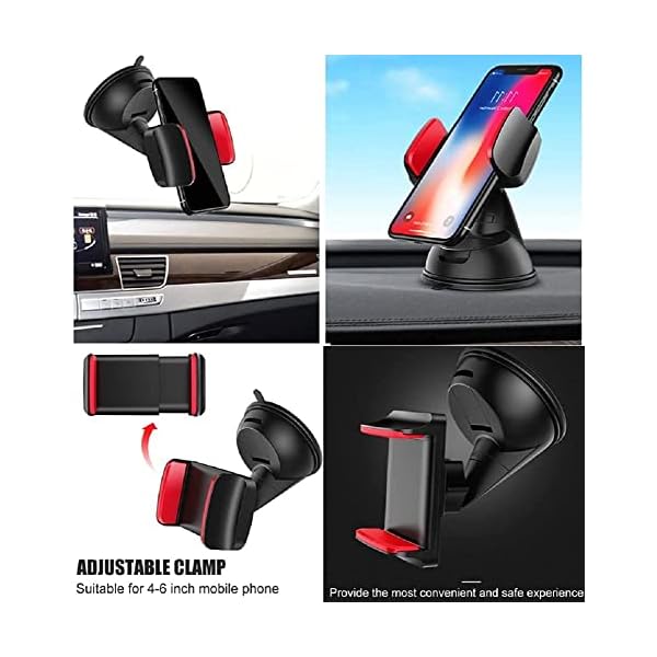 Buy Moxly Universal Silicone Sucker Long Neck Car Mobile Phone Holder Mount Stand Ultimate ...