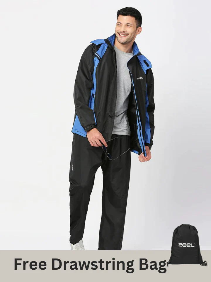 Buy Zeel Go Hike Black Blue Rainwear - JS508 Online @ ₹1699 from ShopClues