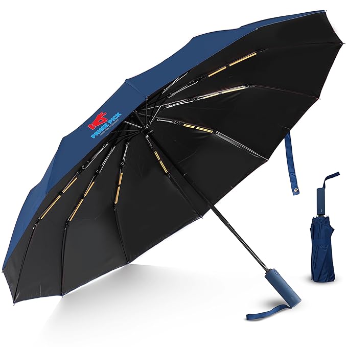 Buy PRIME PICK Portable Travel Umbrellas for Rain Windproof, Strong ...