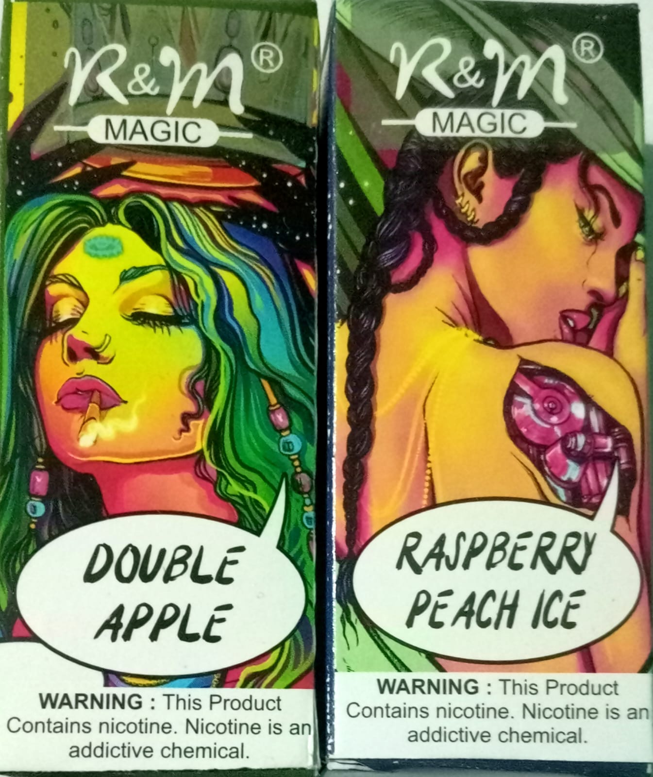 Buy vape liquid flavour combo Double apple and Raspberry peach ice ...