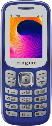 Buy Ringme R1Pro 312 (Dual Sim, 1.8 Inch Display, 1000mAh Battery, Blue ...