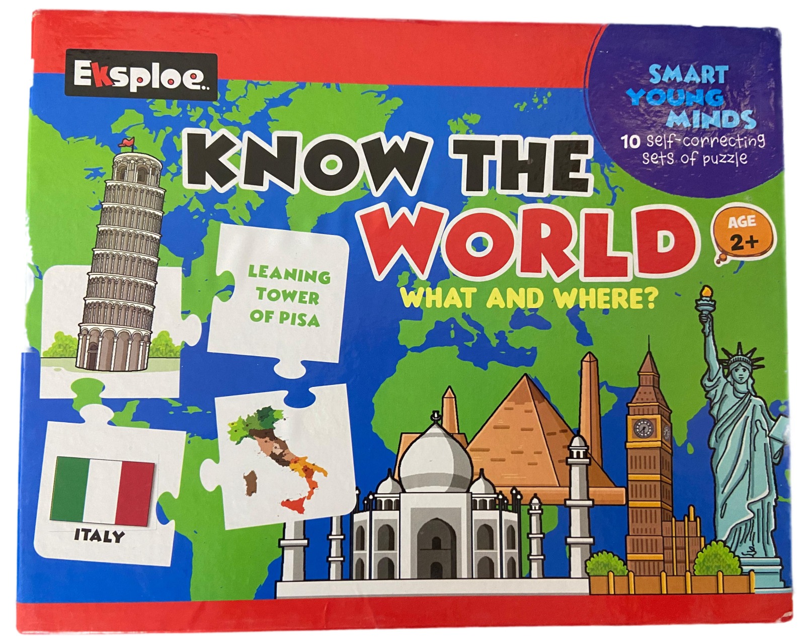 Buy Mannat Play,Read Learn Know The World Jigsaw Floor Puzzle ...