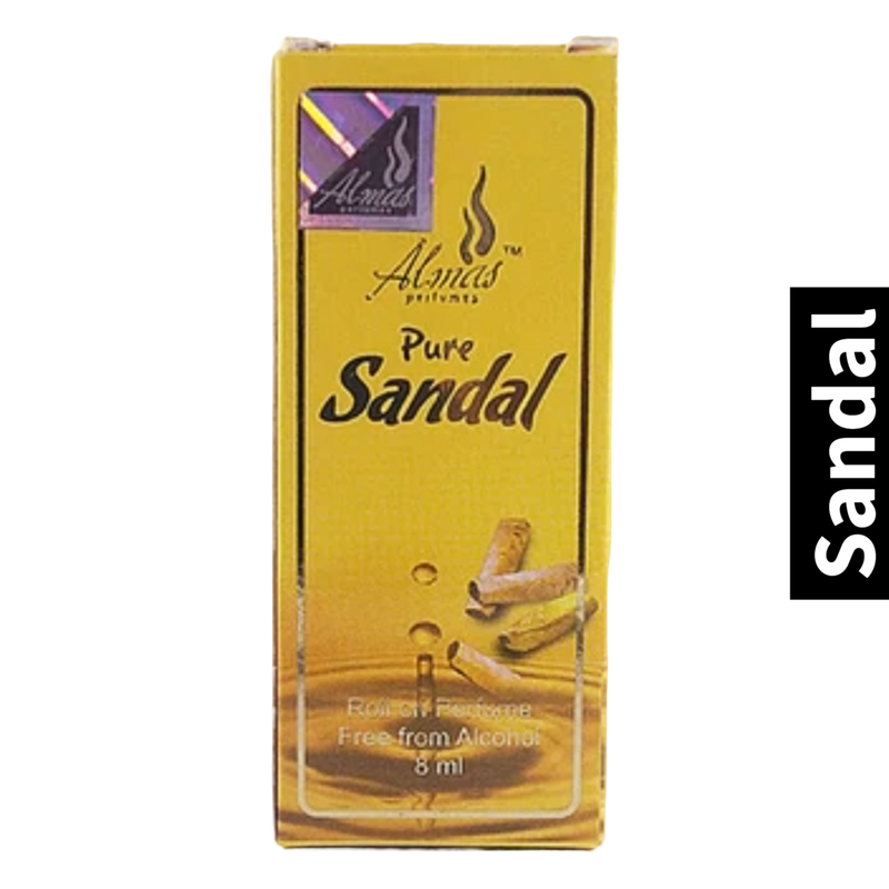 Buy Pure Sandal Al Mas Roll On Perfume 8ml Online - Get 43% Off