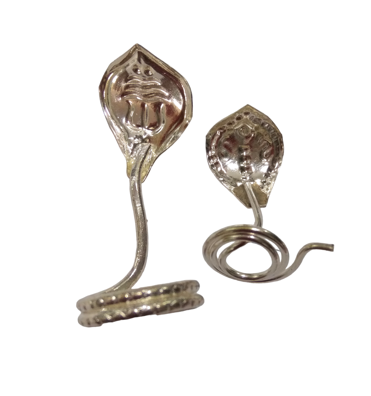 Buy Small Size Pure Silver Naag-Nagin Joda ( Snake Pair ) For Pooja ...