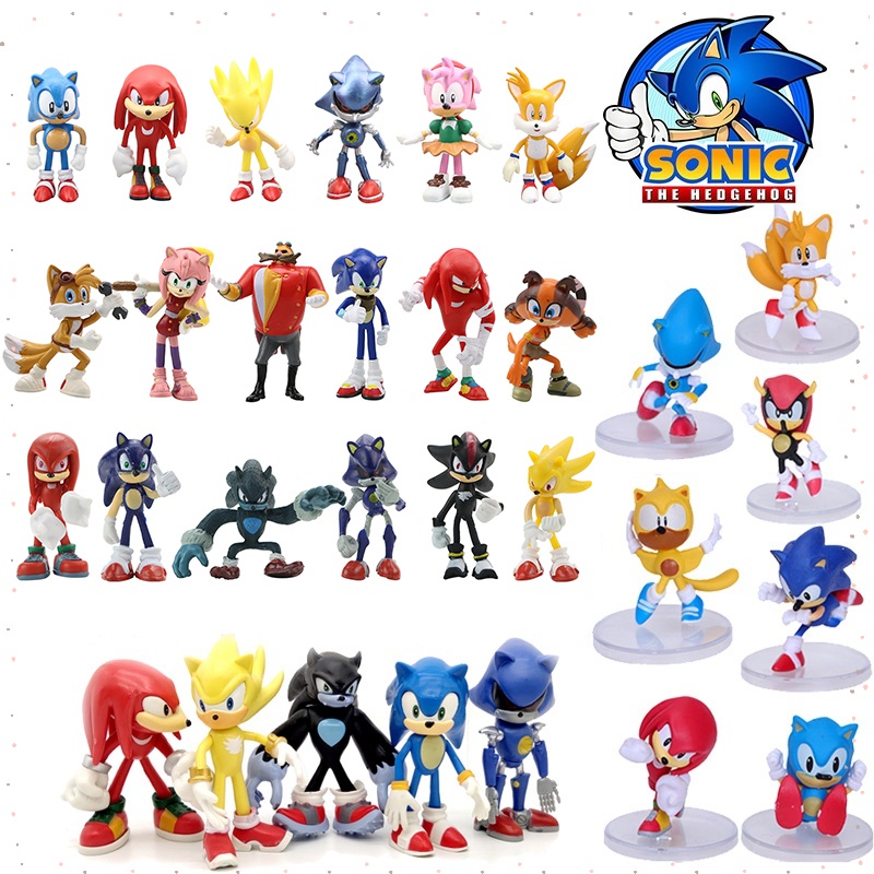 Buy 7 Style Sonic Boom Rare Dr Eggman Action Figures Toy Pvc Toy Sonic ...