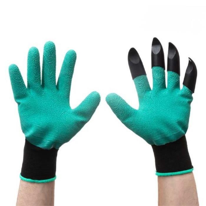 Buy Gardening gloves with 4 claws for digging, raking and planting ...