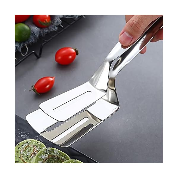 Buy Multifunction Cooking Serving Turner Frying Food Tongs 10 Inch ...