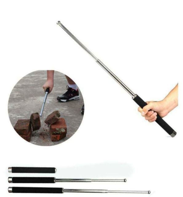 Buy Cribking Self Defence Stick Rod Foldable Self Defence Steel Rod ...