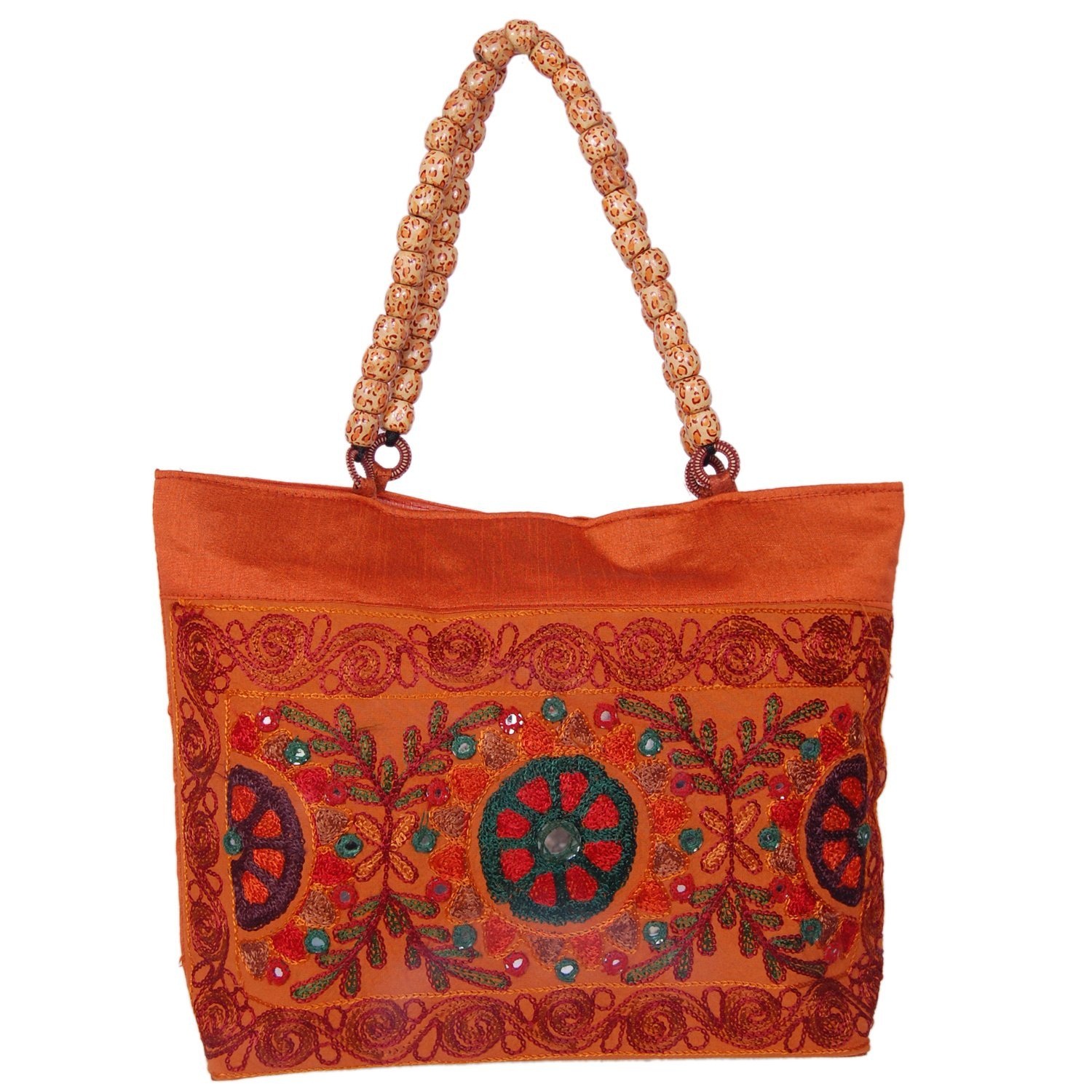 Buy Womens Multi Canvas Handicraft Tote Bag Online @ ₹650 from ShopClues