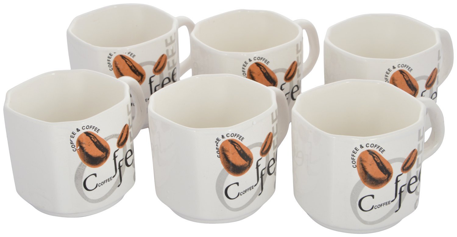 Buy Crockery Palace Bone China Tea Cup Set, Set of 6 Online @ ₹149 from ...