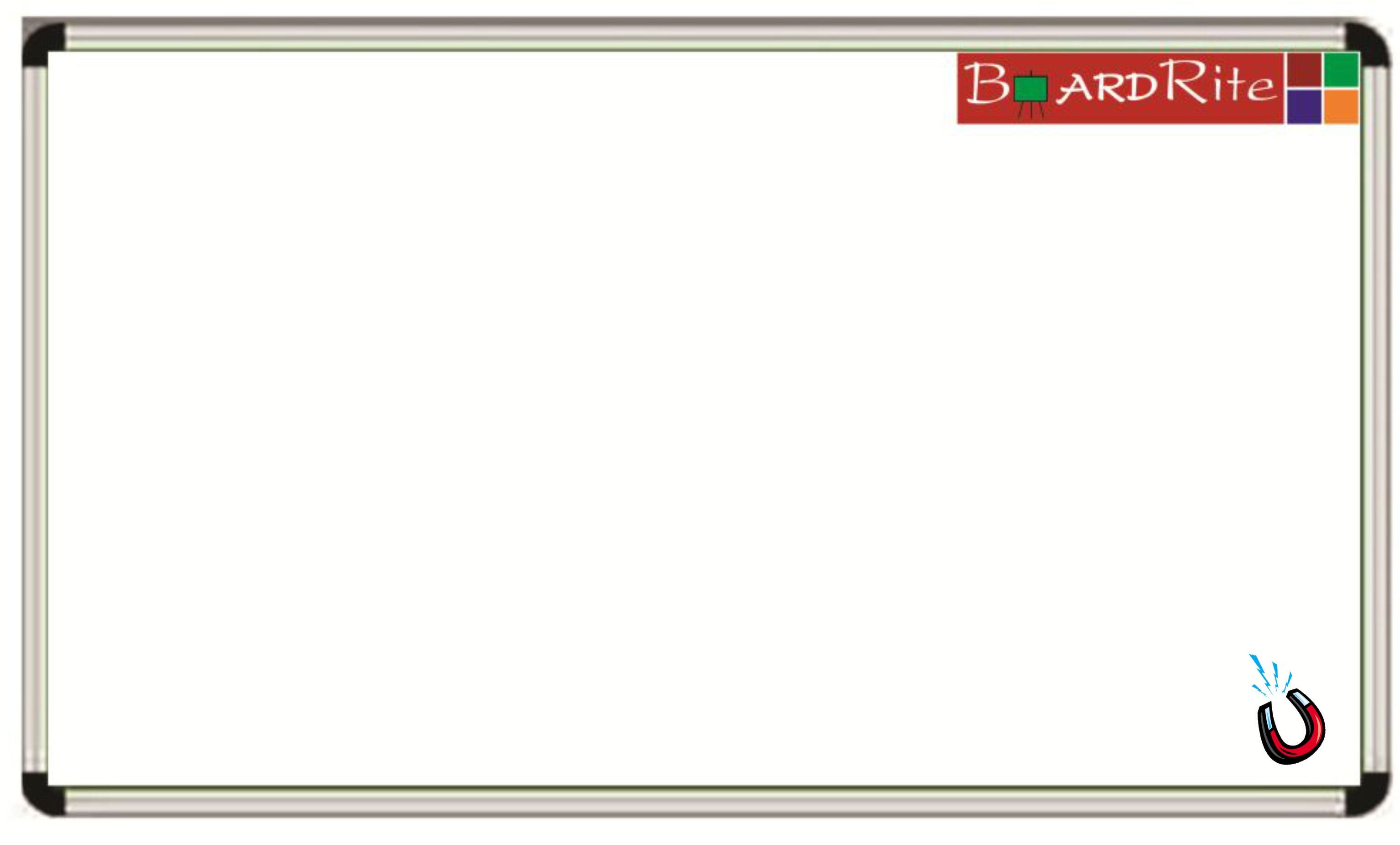 Buy Premium Magnetic White Board (5 feet x 4 feet) by BoardRite Online ...