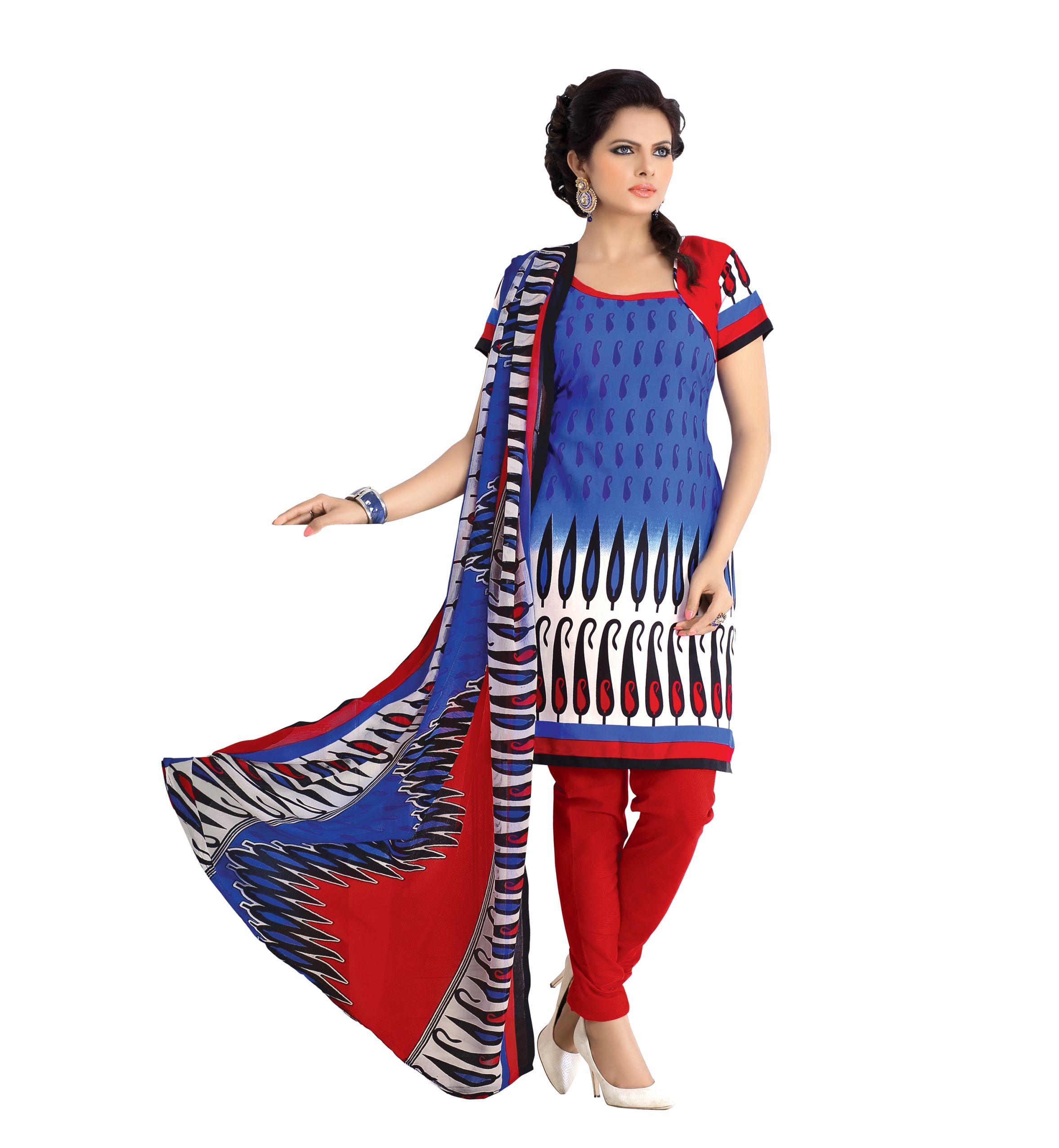 Florence Blue Lado Rani Vol-6 Printed Polyster Cotton Suit Prices in ...