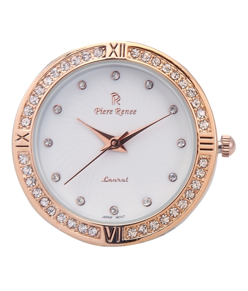 Buy Piere Renee White Dial Analog Metal Designer Women Watch Online ...