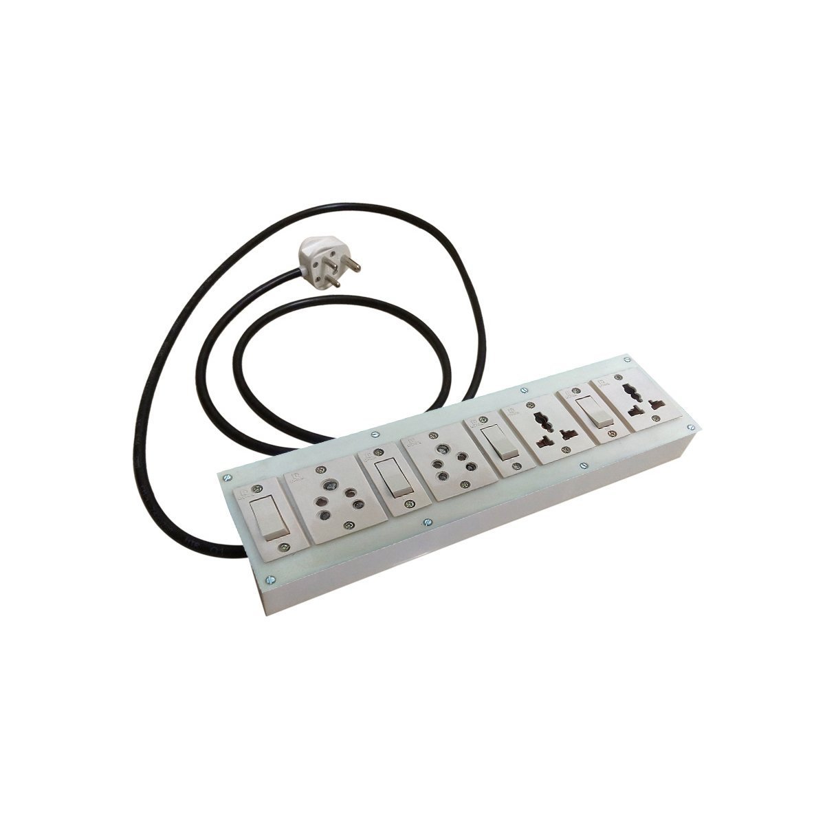 Buy Oswal Switches Socket with 3 meter Power Strip Surge Protector ...