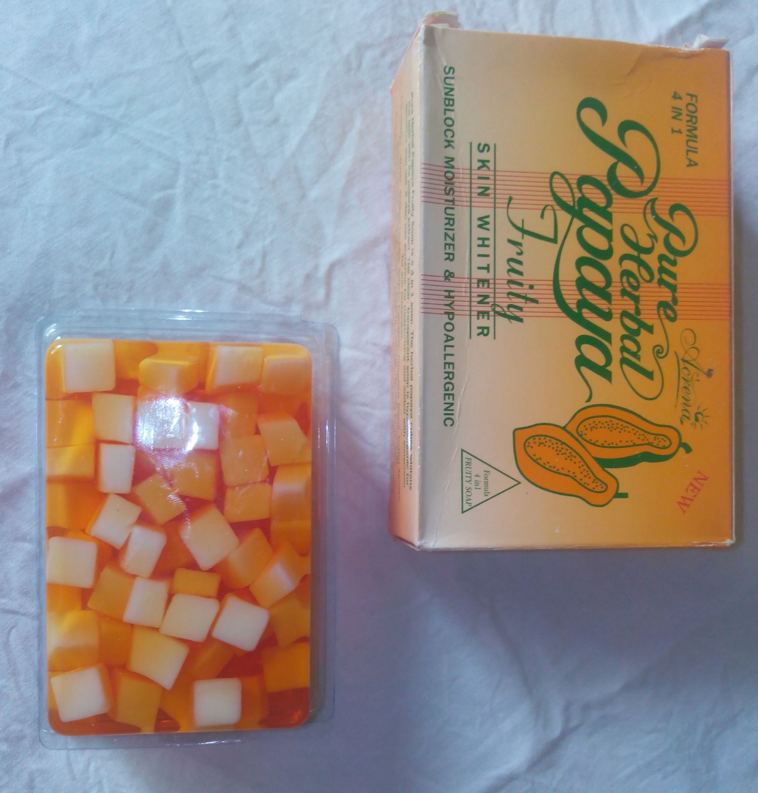 Buy PURE HERBAL PAPAYA FRUITY SOAP (4 IN 1) FOR SKIN WHITENING. Online ...