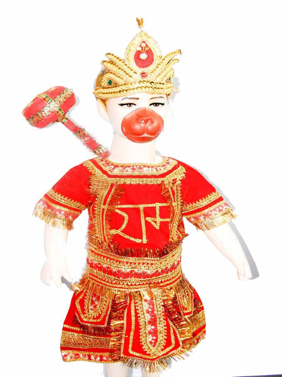 Buy Hanuman Kids FancyDress Costume Online @ ₹1199 from ShopClues