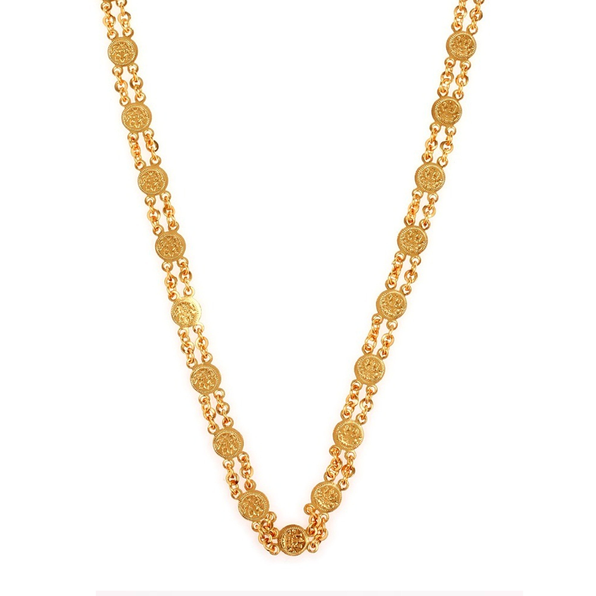 Online Gold Plated Ginni Designed Chain For Women With With Free Gold ...