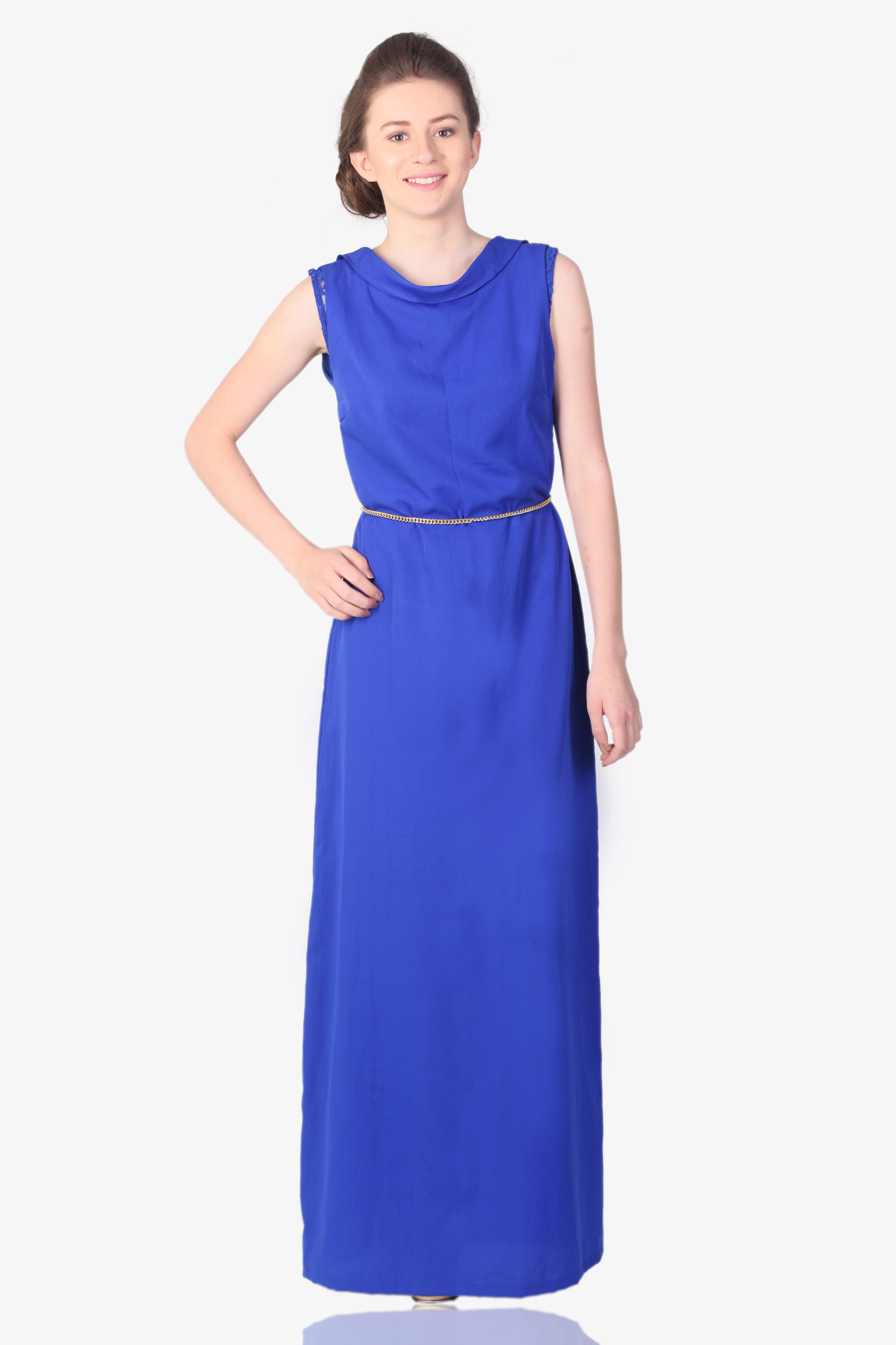 Greek Goddess Maxi Dress (Blue)