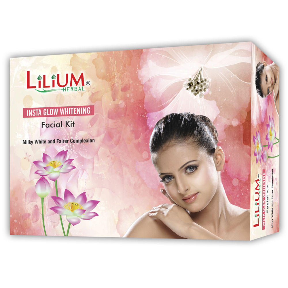 Buy Lilium Insta Glow Whitening Facial Kit 80gm Online @ ₹250 from ...