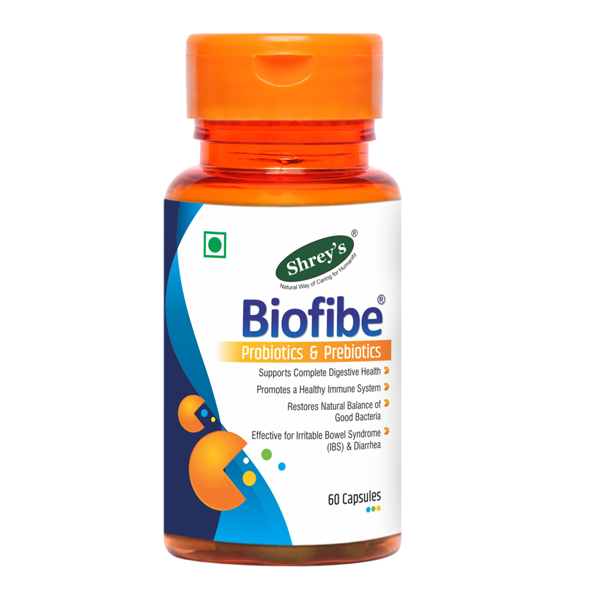 Buy Biofibe Probiotics Prebiotics - 60 Capsules (Supports Digestive ...