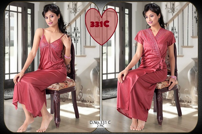 Womens Sleep Set Sexy 2pc Nighty & Over Coat New Babydoll 331C Gurlz ...