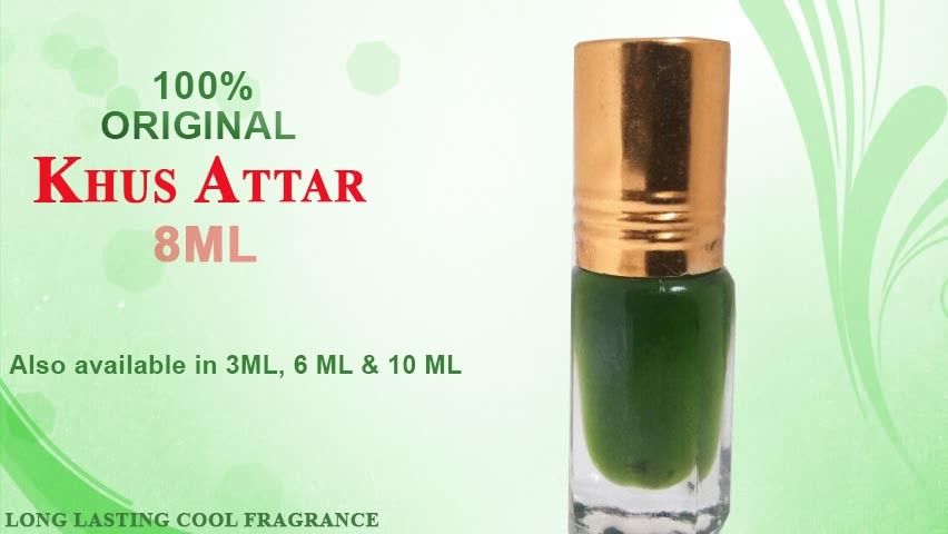 Buy 8ml. Khas / Khus Perfume I Itra attar - Say No to DEODORANTS GIFT ...