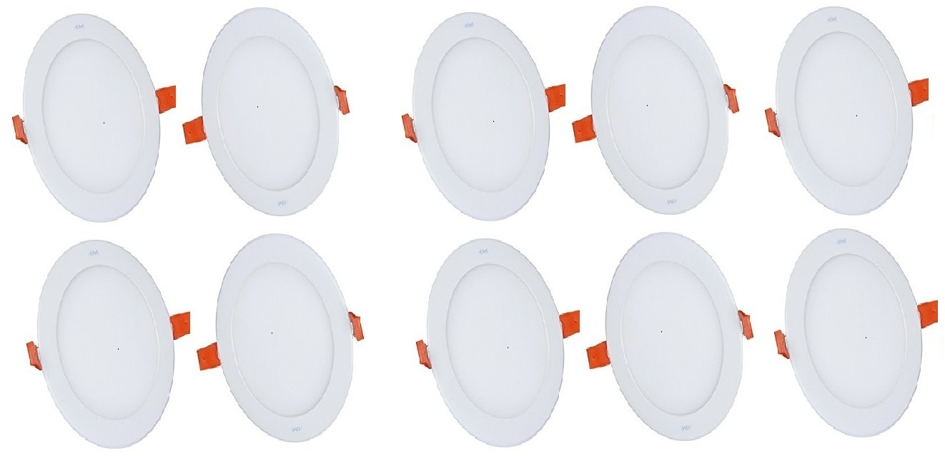 Buy Alpha 3 Watt round Ceiling LED Panel Light (Pack of 10 Lights ...