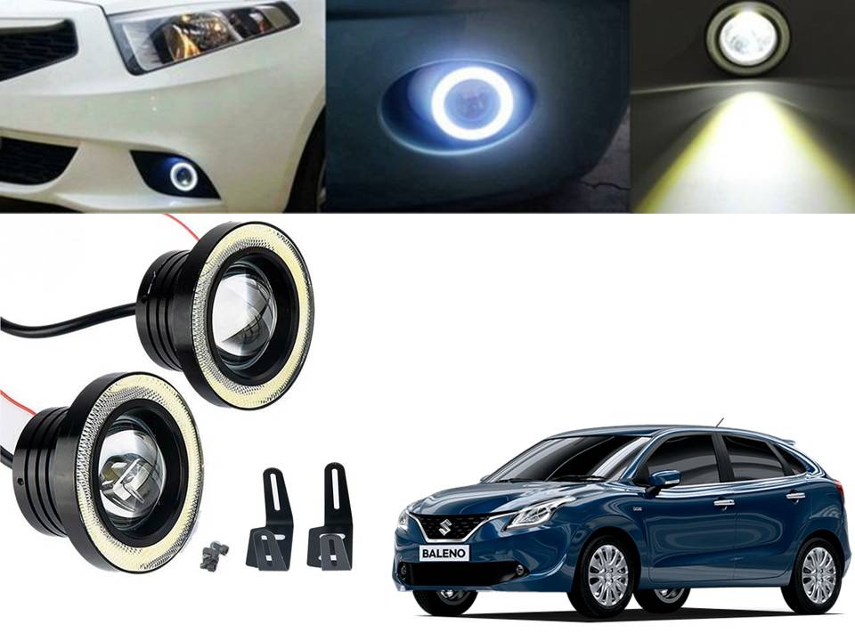 Buy Car Fog Lamp Angel Eye DRL Led Light For Maruti Suzuki Baleno ...