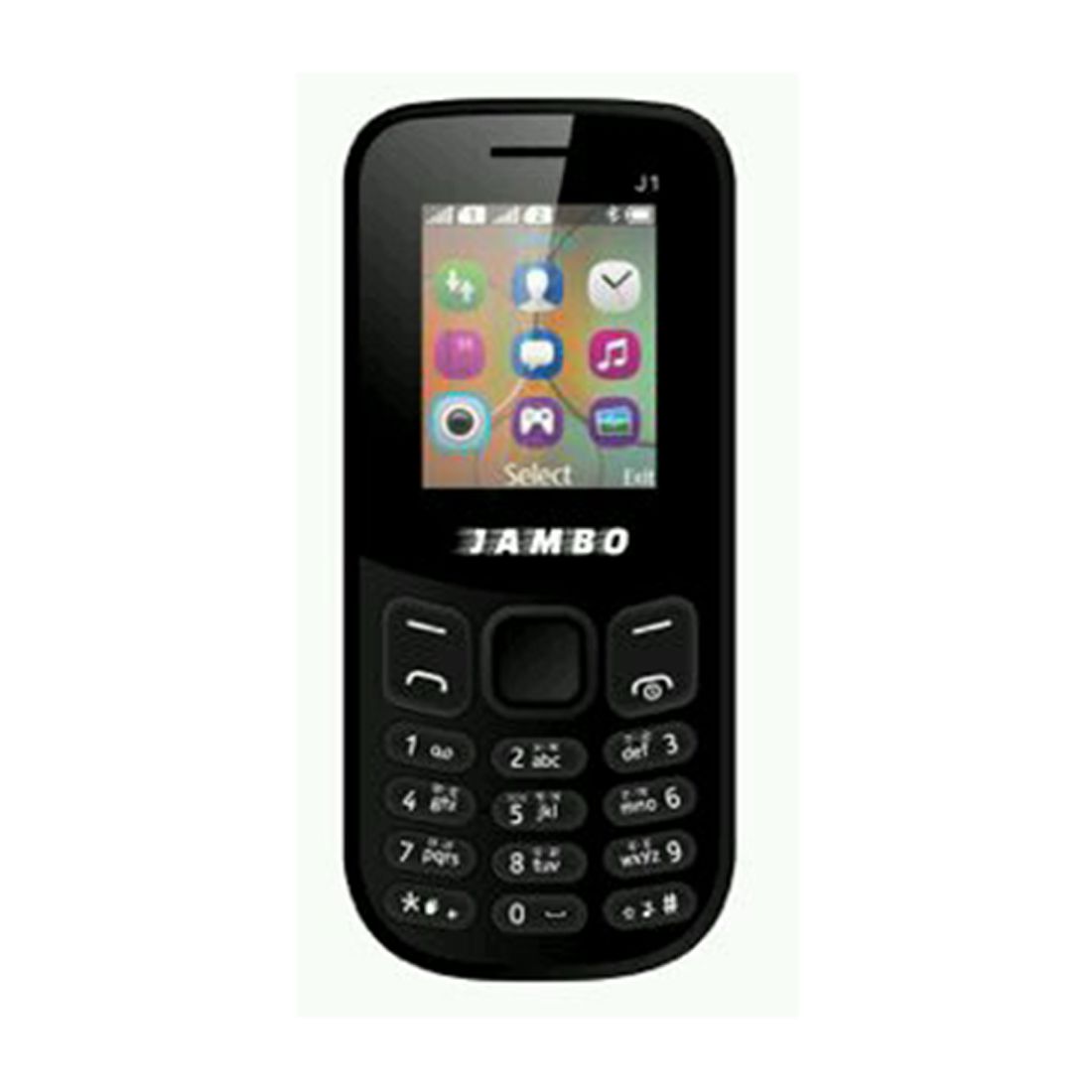 Buy Jambo-J1 Dual Sim Keypad Features Phone (B2B) - Set of 100 Online ...