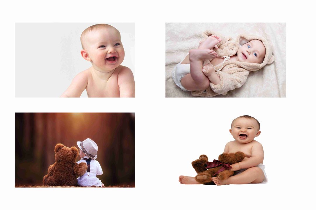 Buy Cute Baby Combo sticker Set of 4 sticker - sticker for pregnant ...