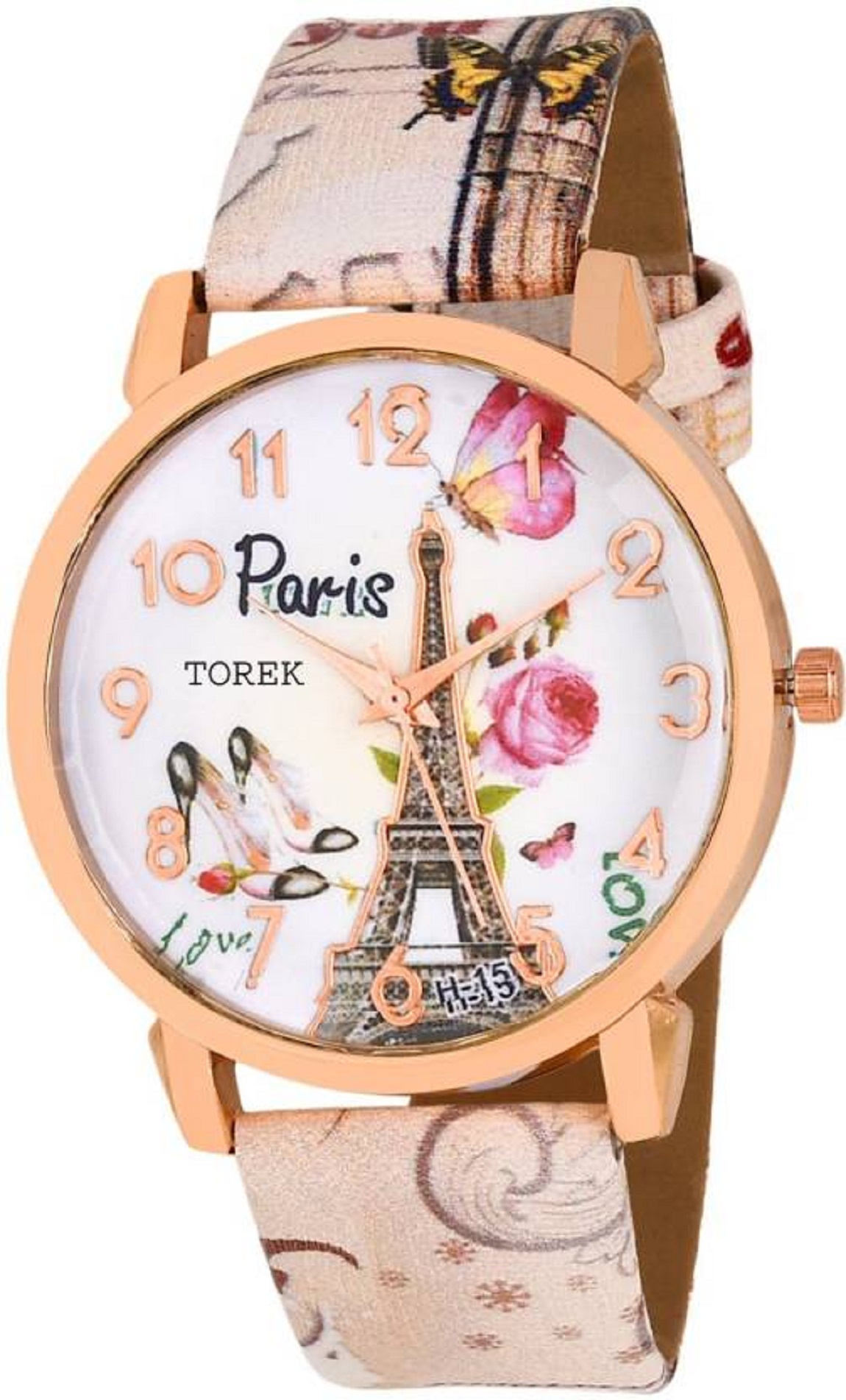 Buy HK Love Peris Effil Tower pink Best Designing Stylist Analog ...