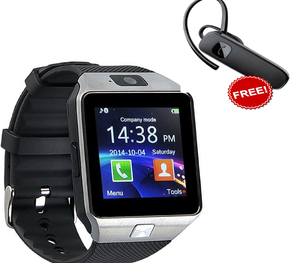 Buy Bluetooth Smart Watch with CAMERA SIM For Android Smart Phone ...