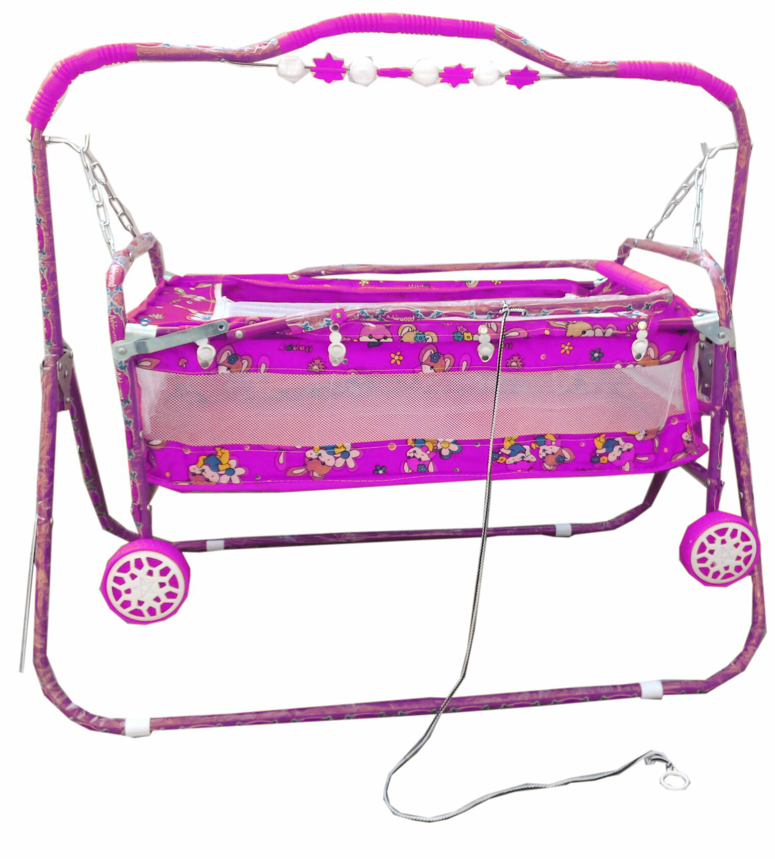 Buy Oh Baby Baby Pink Bassinets And Cradles(Jhulla Baggi And Palna ...