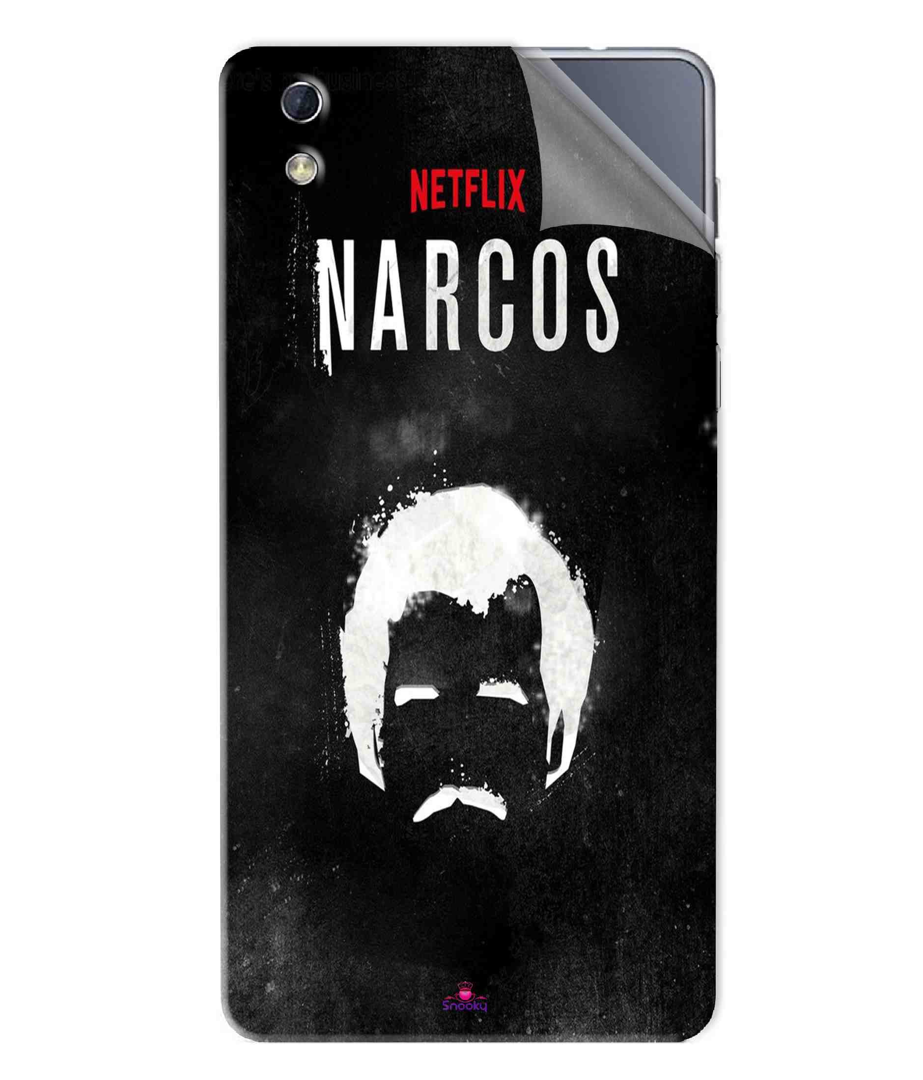 Buy Snooky Printed Netflix Narcos Pvc Vinyl Mobile Skin Sticker For LYF ...
