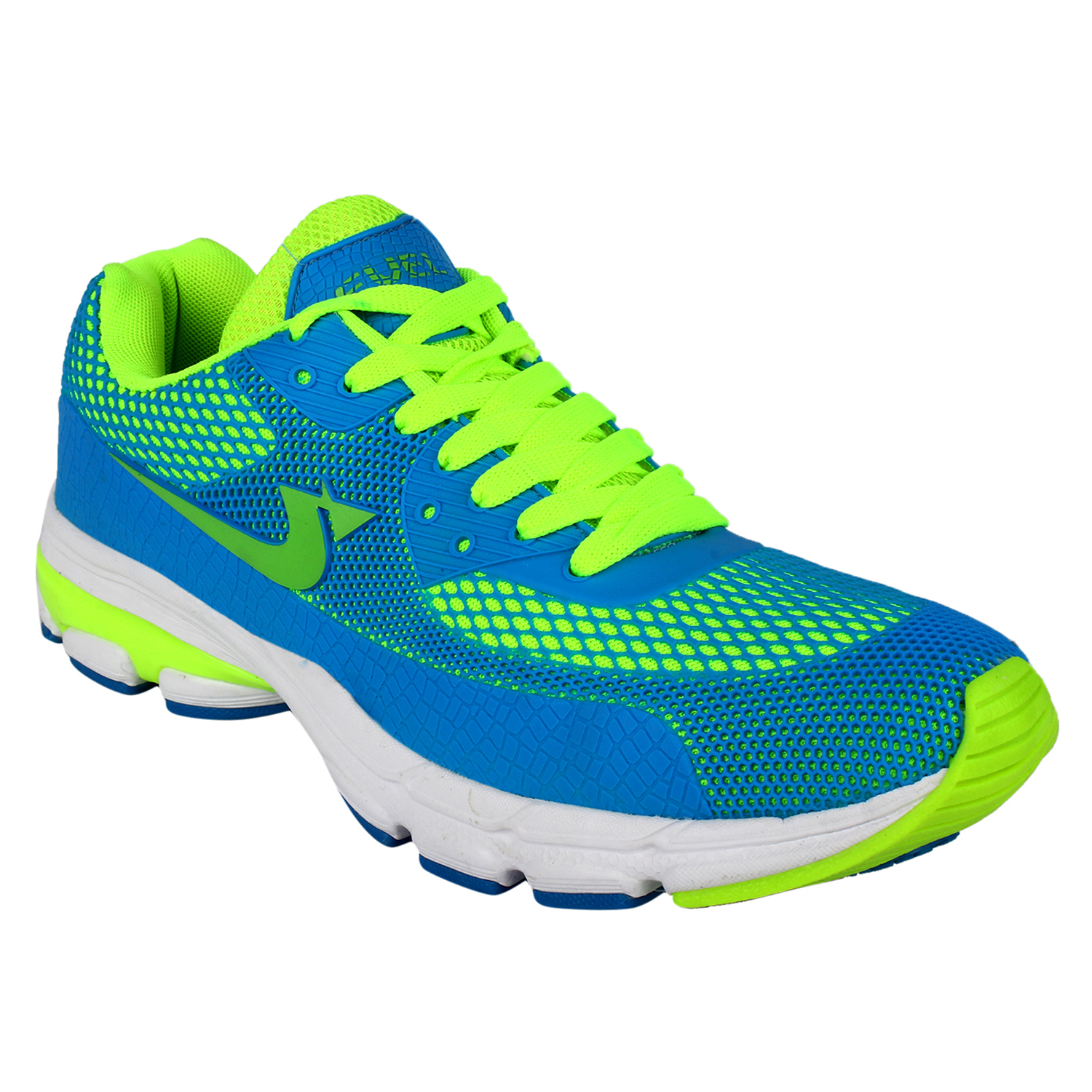 Buy Fuel Mens Boys Laced Up Solid Running Shoes For Men (Blue, Green ...