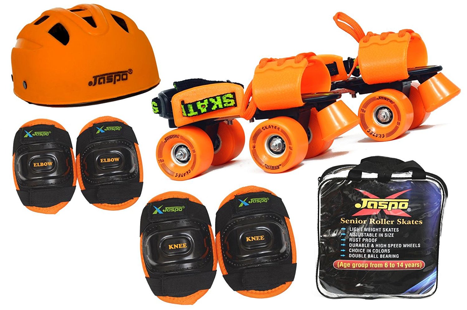 Buy Jaspo Speed Lovers Intact Senior Skates Combo (skates+helmet+knee ...
