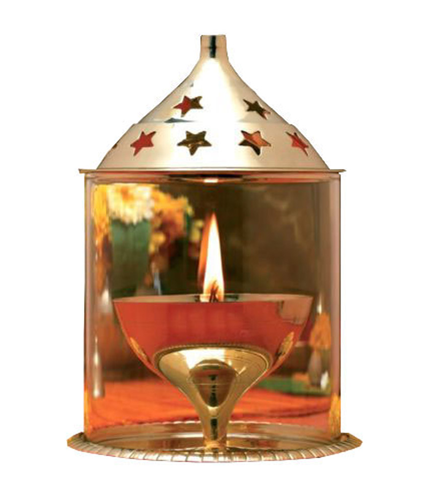 Buy e-handicrafts large brass akhand diya Online @ ₹494 from ShopClues