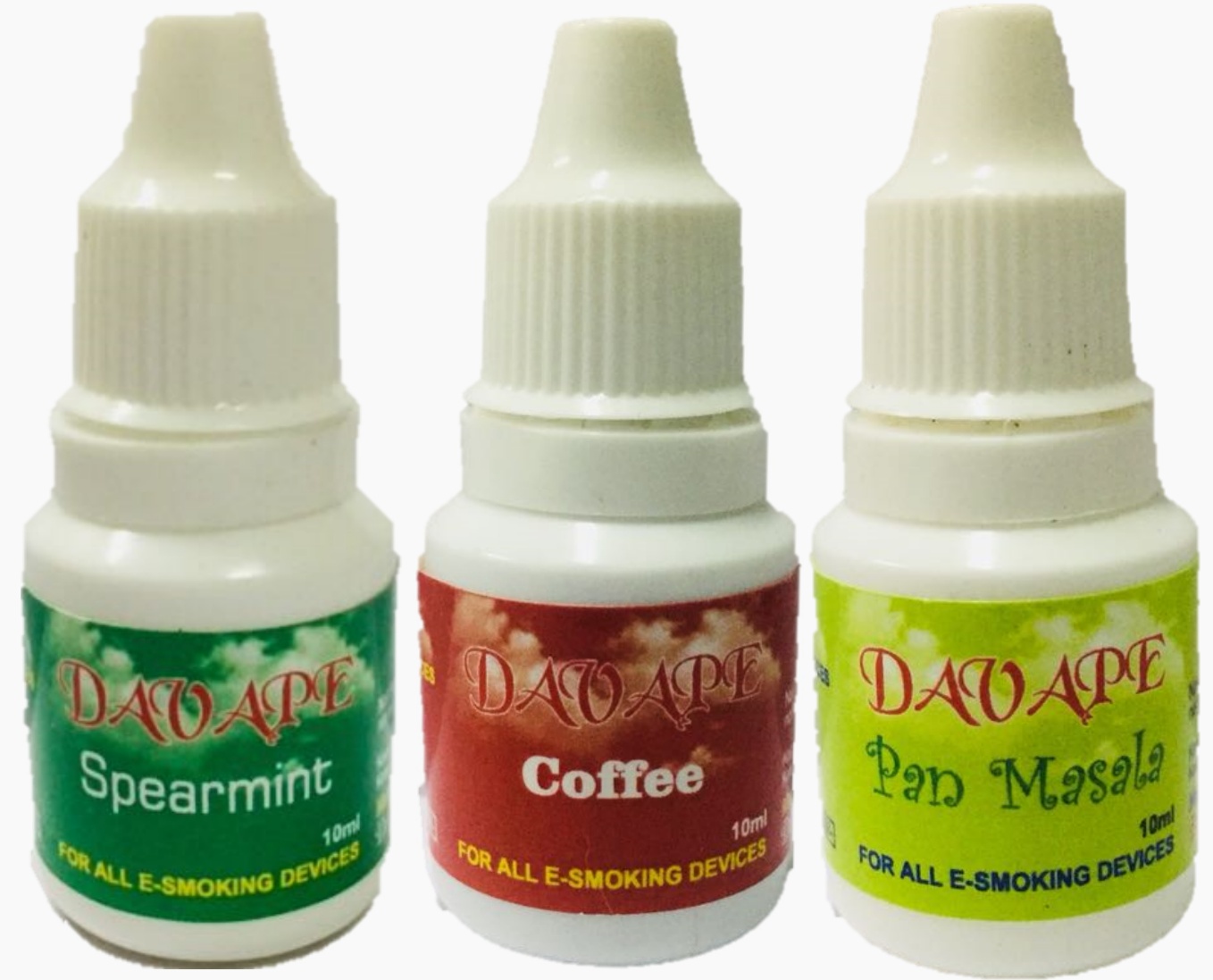 Buy DA Vape (Pack of 3) Spearmint & Coffee & Paan Masala E Hookah ...