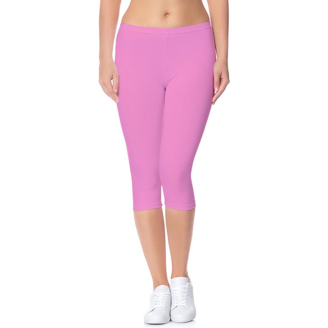 Buy Lili Bio-Wash 220 GSM Premium Ultra Soft Calf Length Capri ...