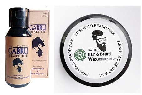Buy Gabru Beard Oil + Beard Moustache Wax Online @ ₹399 from ShopClues