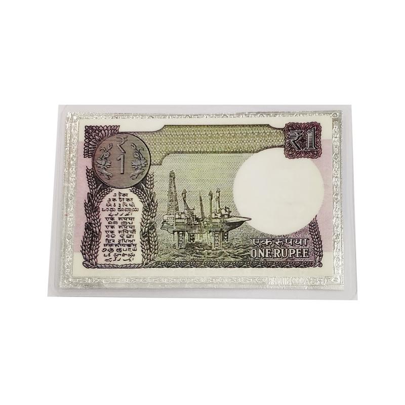 Buy Maa Silver Fine Silver Currency Note of Rs 1 with 999 Purity Online ...