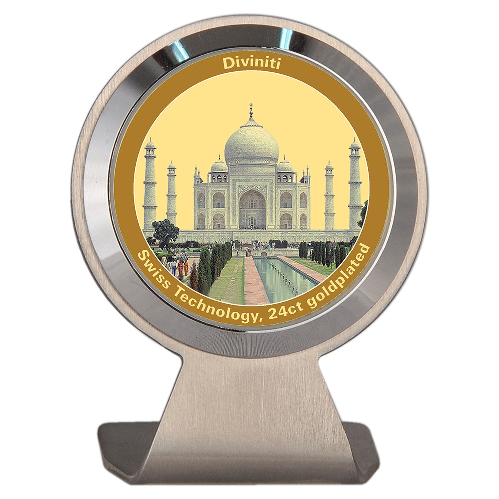 Buy 24ct Gold Encased Taj Mahal Car Dashboard Frame By Diviniti. Online ...